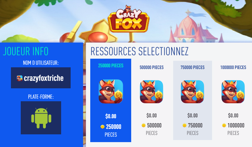 Crazy Fox Trucos Ilimitado Monedas Y Giros Gratis