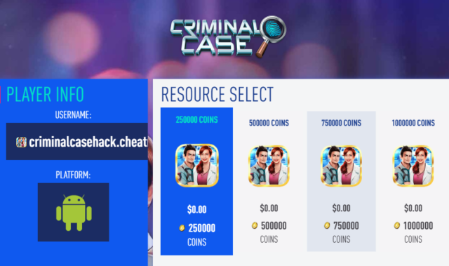 Criminal Case Trucos Monedas Y Energia Infinitas GRATIS